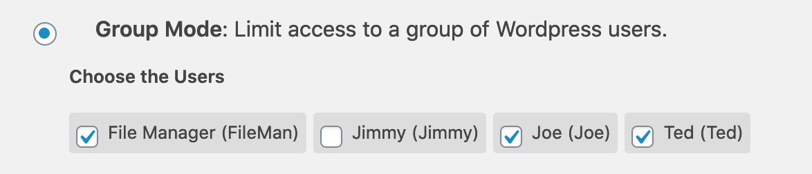 File Access Manager - Simple File List