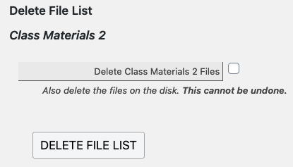 File Access Manager - Simple File List