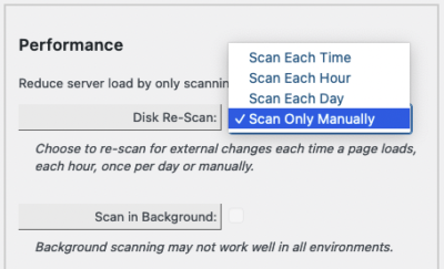 File Scanning and Performance - Simple File List